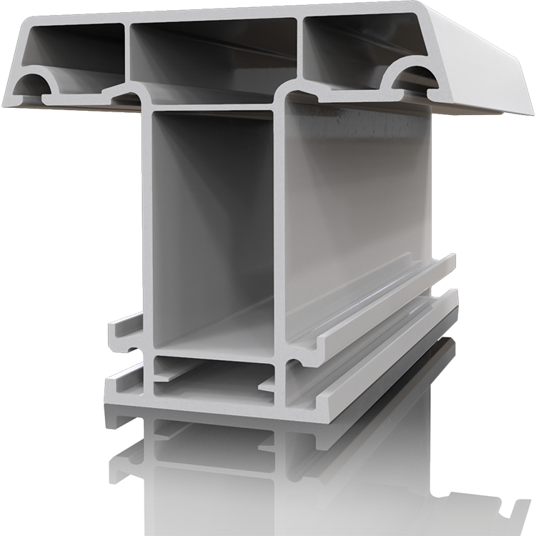 60 series Upvc Mullion profile ZY-05 - Foshan Zhongying New Decorative ...