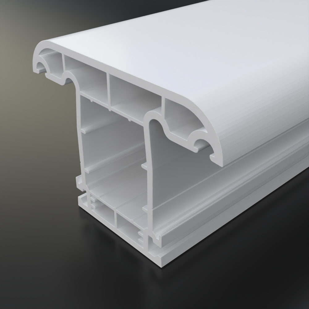60 Series Round Corner Upvc Round mullion profile ZY-05B - Foshan ...