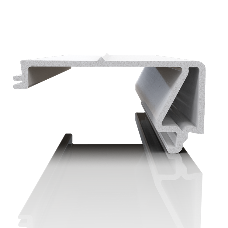 60 Series Round Corner Upvc Louver bead profile ZY-24 - Foshan ...